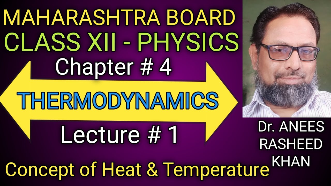 Lec. 1 / THERMODYNAMICS / CONCEPT OF HEAT & TEMPERATURE / CLASS- XII ...