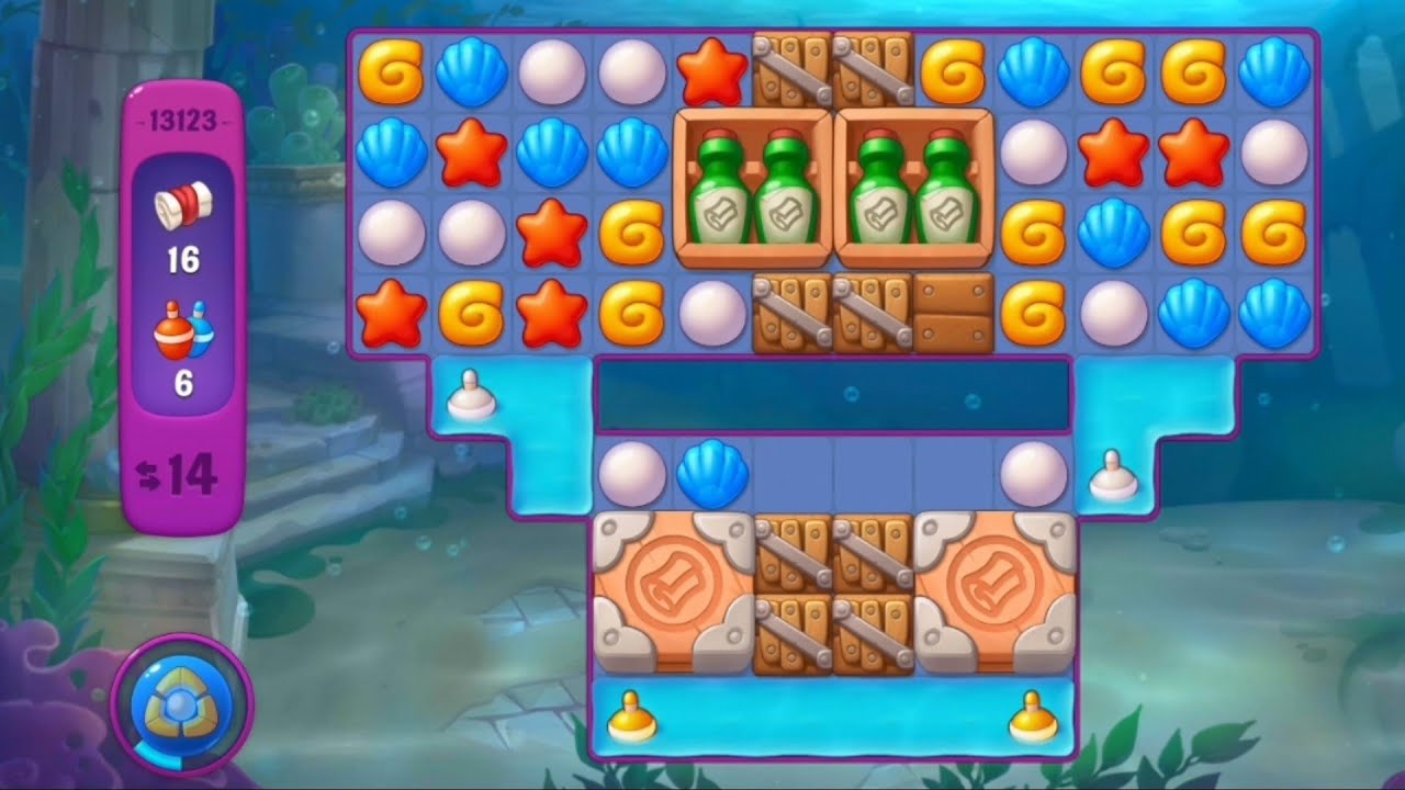 Fishdom 13123 Super Hard Level - NO 💣🧨💥 - YouTube