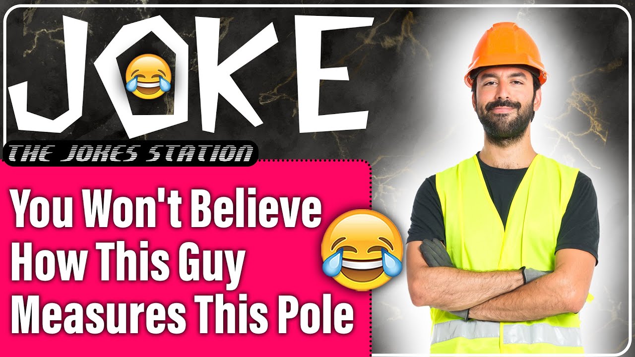 Funny joke: You Won't Believe How This Guy Measures This Pole - YouTube