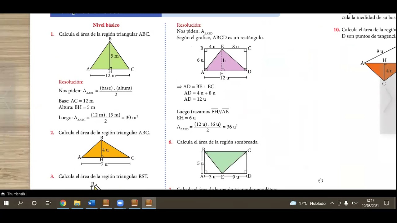 Tema 15 : Superficies de Figuras Geométricas Triangulares (6° primaria ...