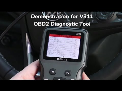 Demo Tutorial of Using V311 Handheld OBD2 Scanner and Car Diagnostic ...