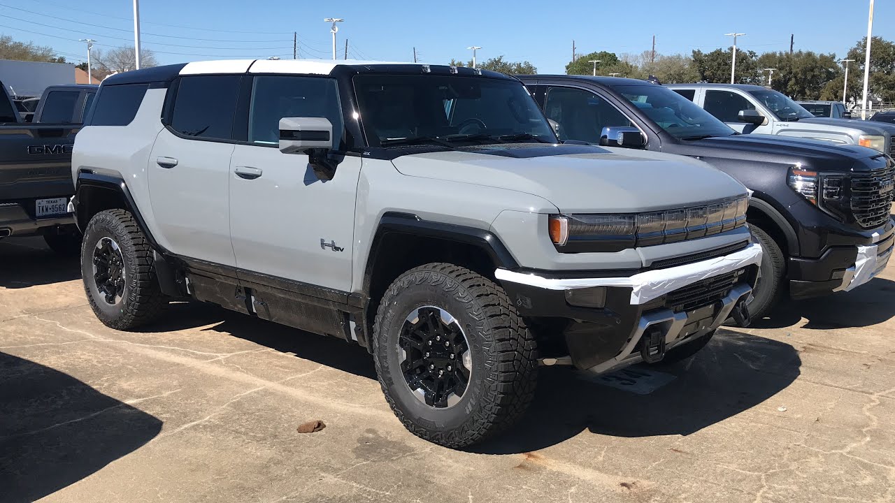 Another 2024 Hummer EV thunderstorm gray new color - YouTube