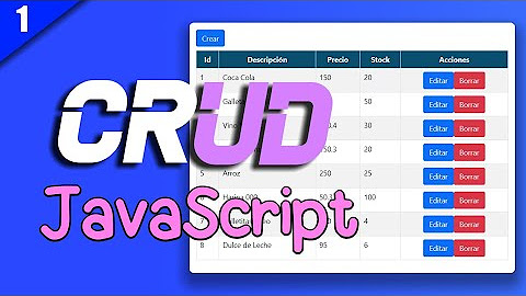 CRUD con Vanilla JavaScript + MySQL - YouTube