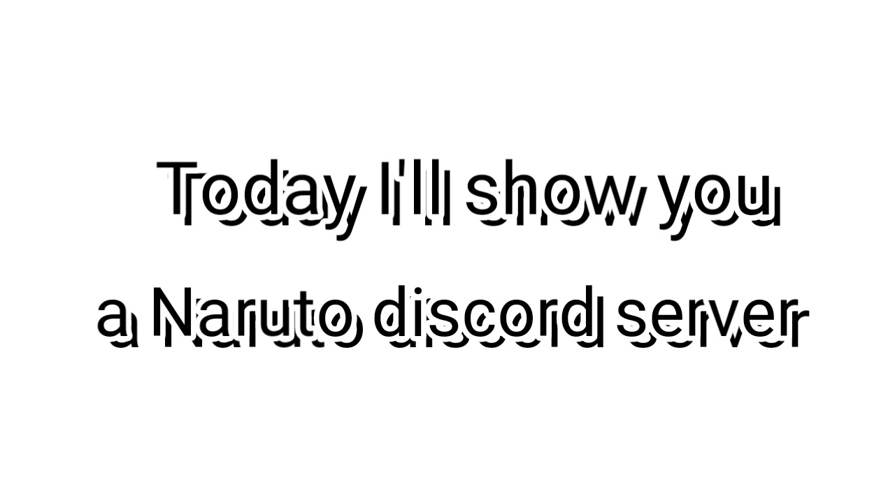 Naruto discord server - YouTube