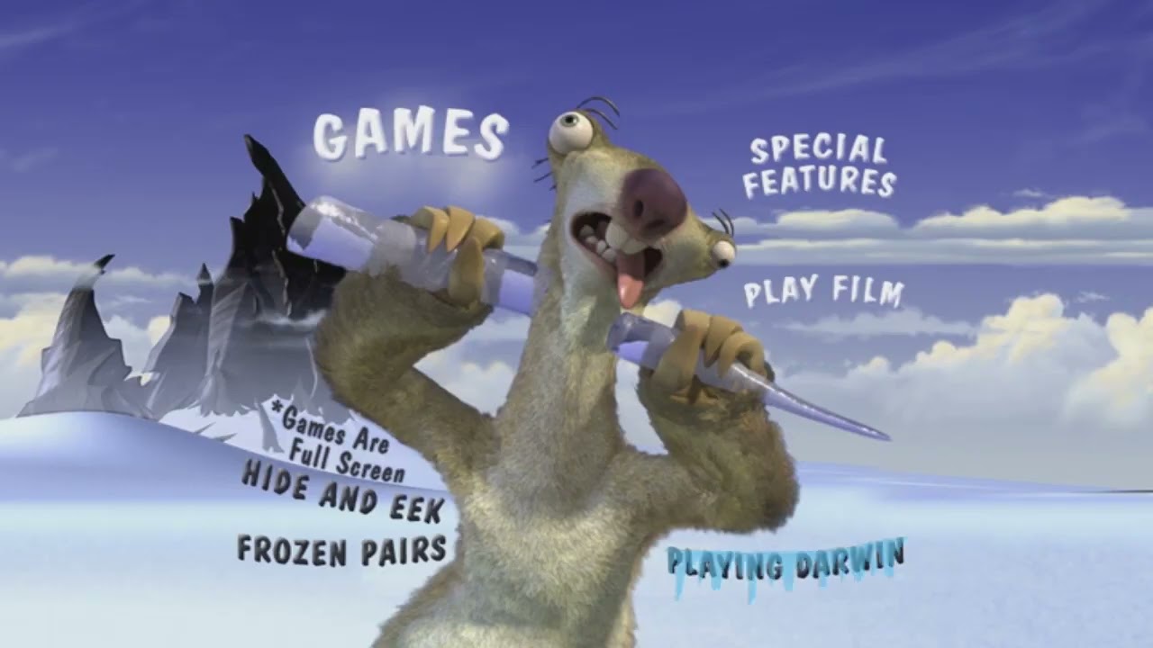 Ice Age - DVD Menu Walkthrough - YouTube