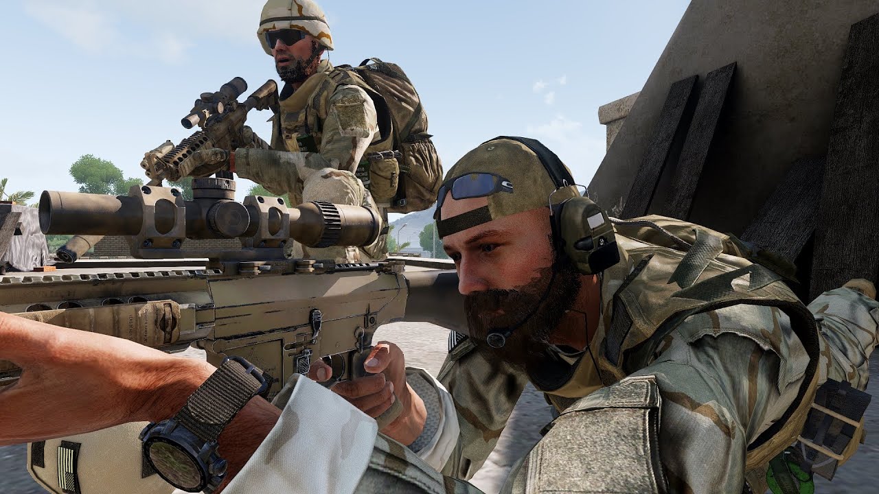 ARMA3 | American Sniper in Fallujah - YouTube