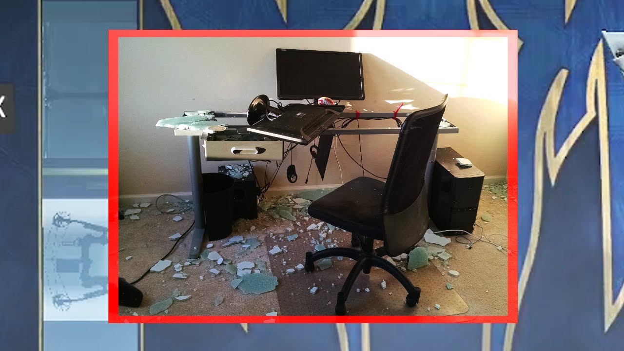 I DESTROYED MY DESK BECAUSE of APEX LEGENDS - YouTube