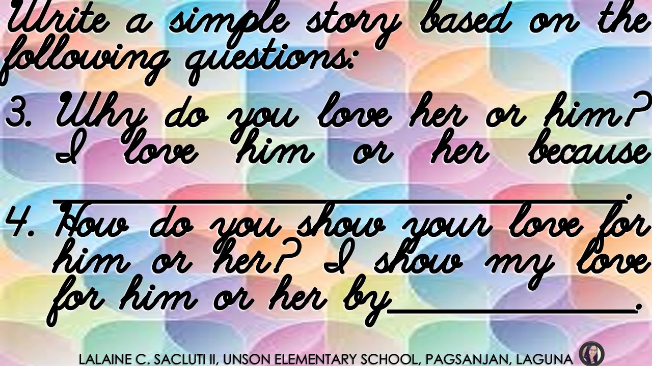 Unit 3 Lesson 10 Writing a Simple Story - YouTube