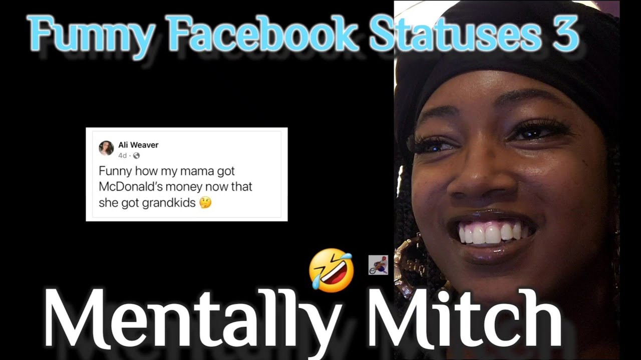 Mentally Mitch - Funny Facebook Statuses 3 | Reaction Video | #reaction - YouTube