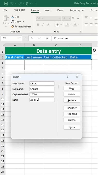 Excel Job Interview Questions Data Entry in Excel #excel #microsoftexcel #shorts #exceltutorial ...