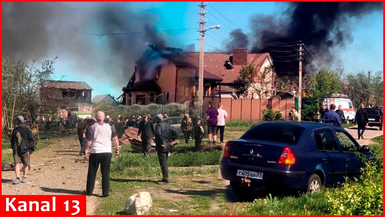 Latest footage of destruction in Russia's Belgorod region mistakenly ...