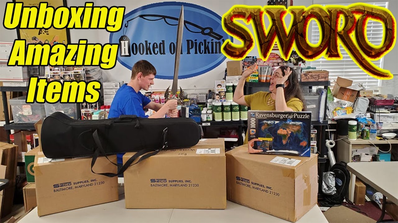 Unboxing Amazing Items & Why is there a sword? Instruments & Treasure ...