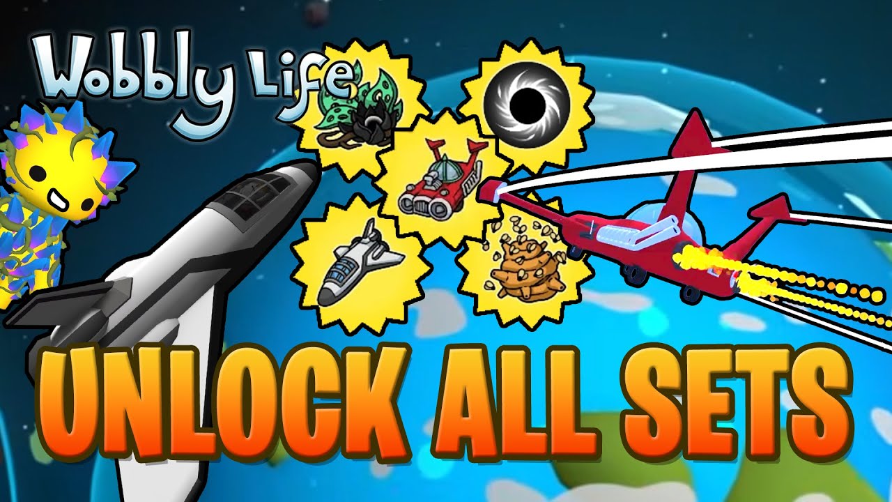 UNLOCK ALL CLASSIC + SPACE COLLECTIONS Sets with SHUTTLE SPACE SHIP ...