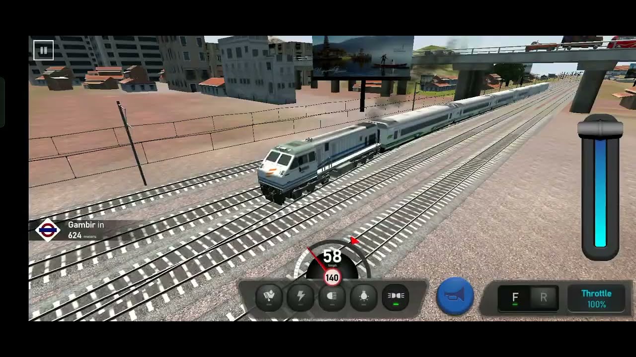 game play Indonesia train simulator - YouTube
