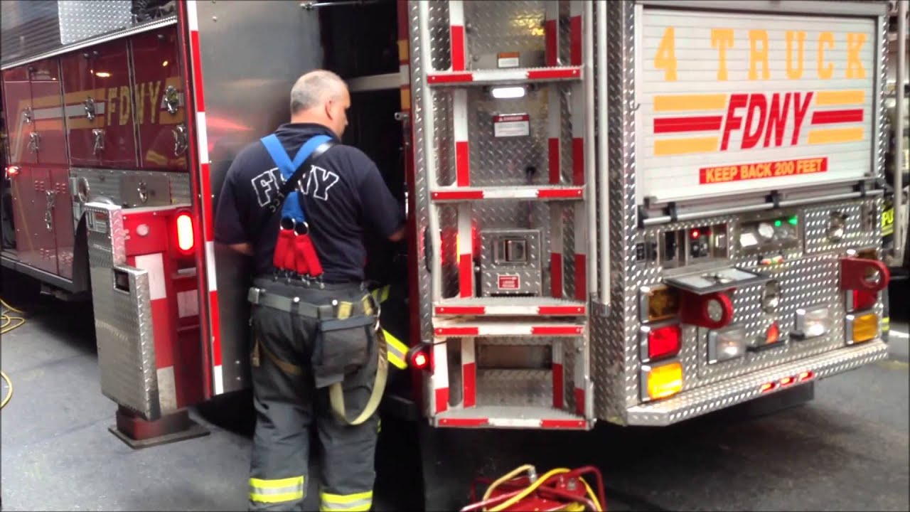 RESTAURANT FIRE - FDNY ENGINE 26, 16, 65, FDNY LADDER 24, 4, FDNY ...