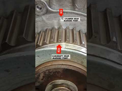 Cara adjust/setting valve timing marking point/timing belt untuk Produa ...