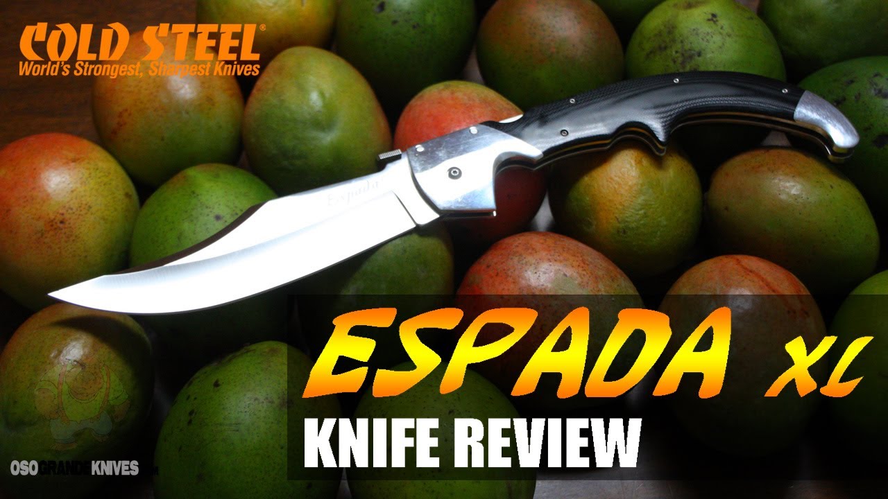 Cold Steel XL Espada Knife (Pocket Sword!) | OsoGrandeKnives - YouTube