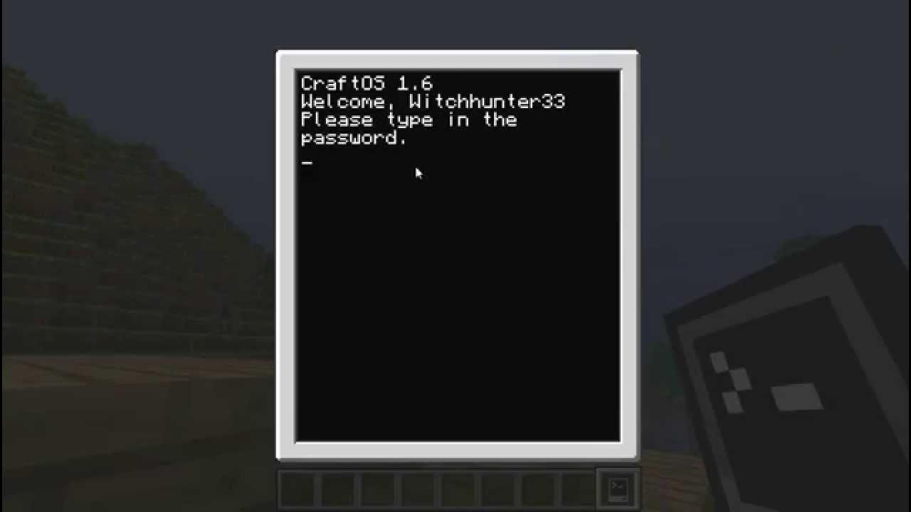Computer Craft Tutorial: Password Protected Devices. - YouTube