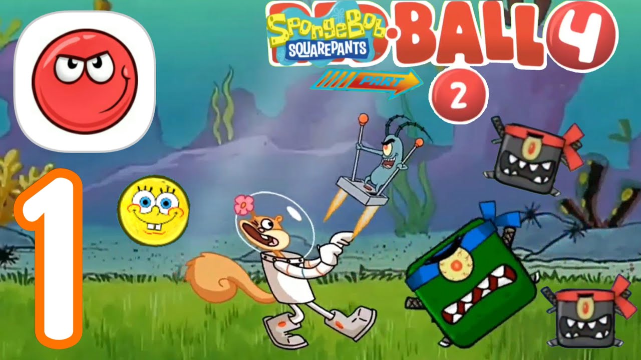 Red Ball 4 Bob Esponja 2-(Gameplay 1)-Niveles Del 1 Al 15 - YouTube