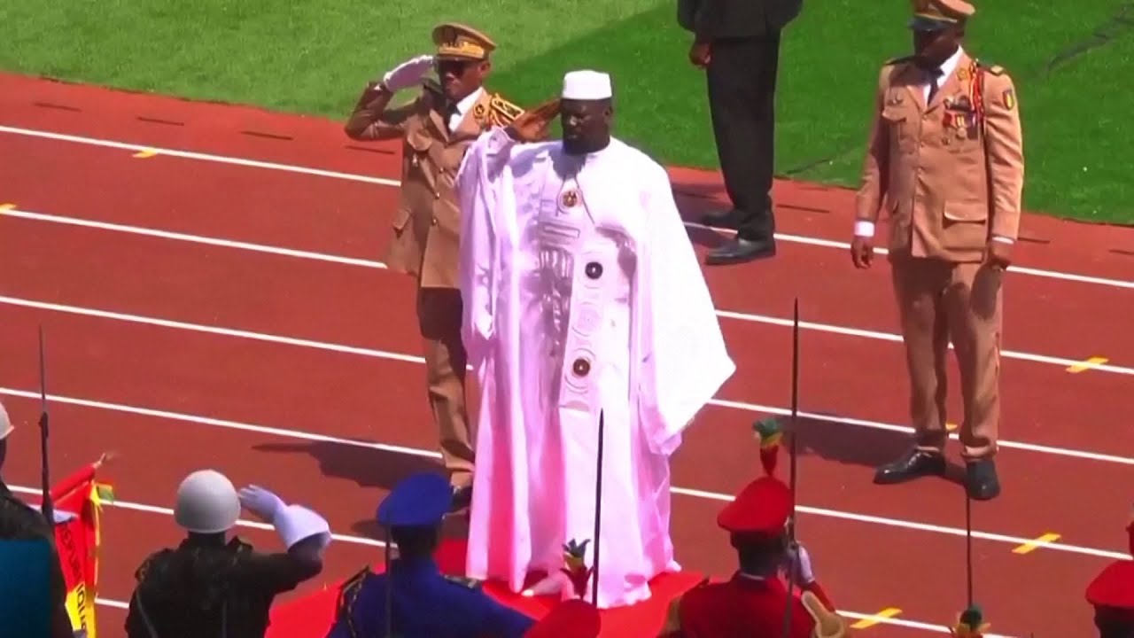 Mamady Doumbouya sworn in as president Guinea | KECH - YouTube