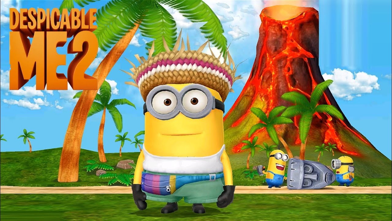 Despicable Me 2 Minion Rush Island Hopper minion The Volcano level 111 ...