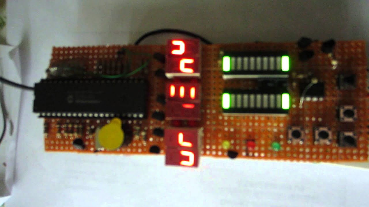 Sliders Timer Electronic Board - YouTube