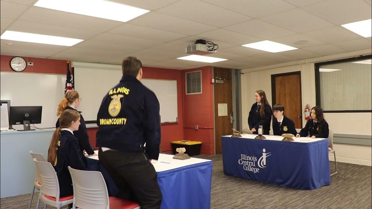 2023 Brown County FFA Conduct of Chapter Meetings Presentation - YouTube