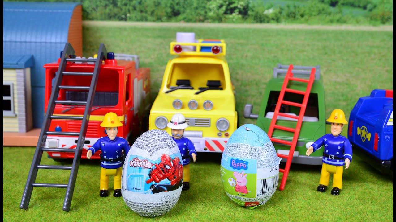 Fireman sam Episode Surprise eggs Feuerwehrmann Sam FOLGE WOW - YouTube