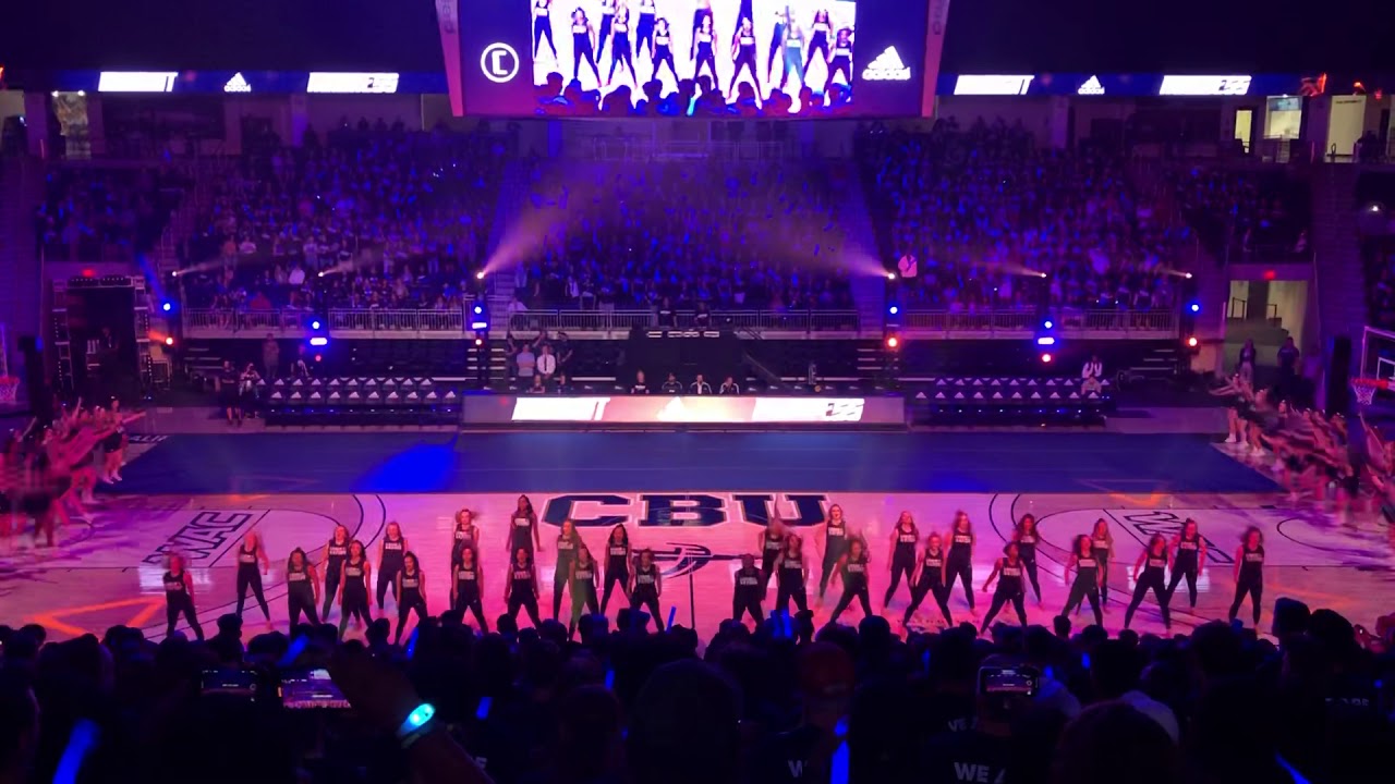 CBU Cheer and Dance Midnight Madness 2019 - YouTube