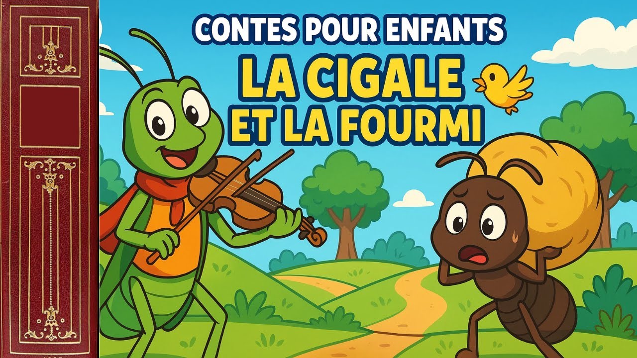 La Cigale et la Fourmi 🐜🎵 | La fable de La Fontaine expliquée aux ...
