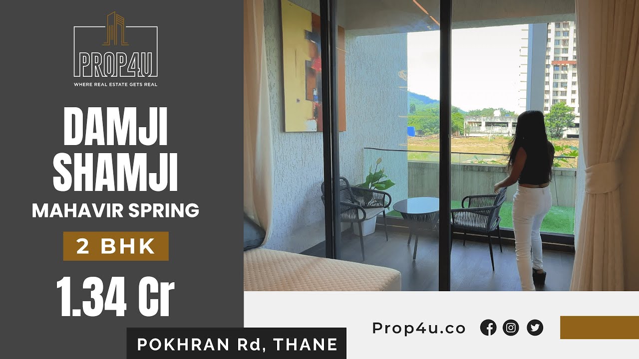 2 BHK | Multiple Balconies | Sample Flat | Mahavir Spring | Damji ...
