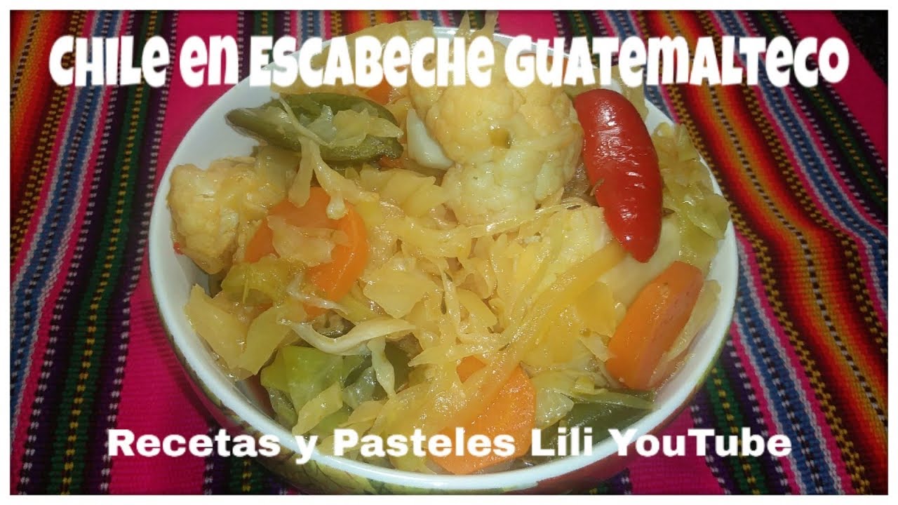 Cómo Hacer Chile 🌶 en Escabeche Guatemalteco 🇬🇹 - YouTube