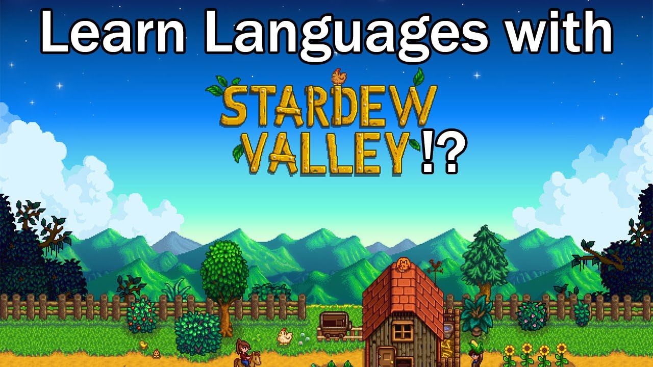 Learn Languages with Games!? Stardew Valley Review - YouTube