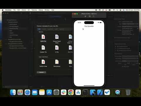 How to navigate one screen to another in iOS swift? - YouTube
