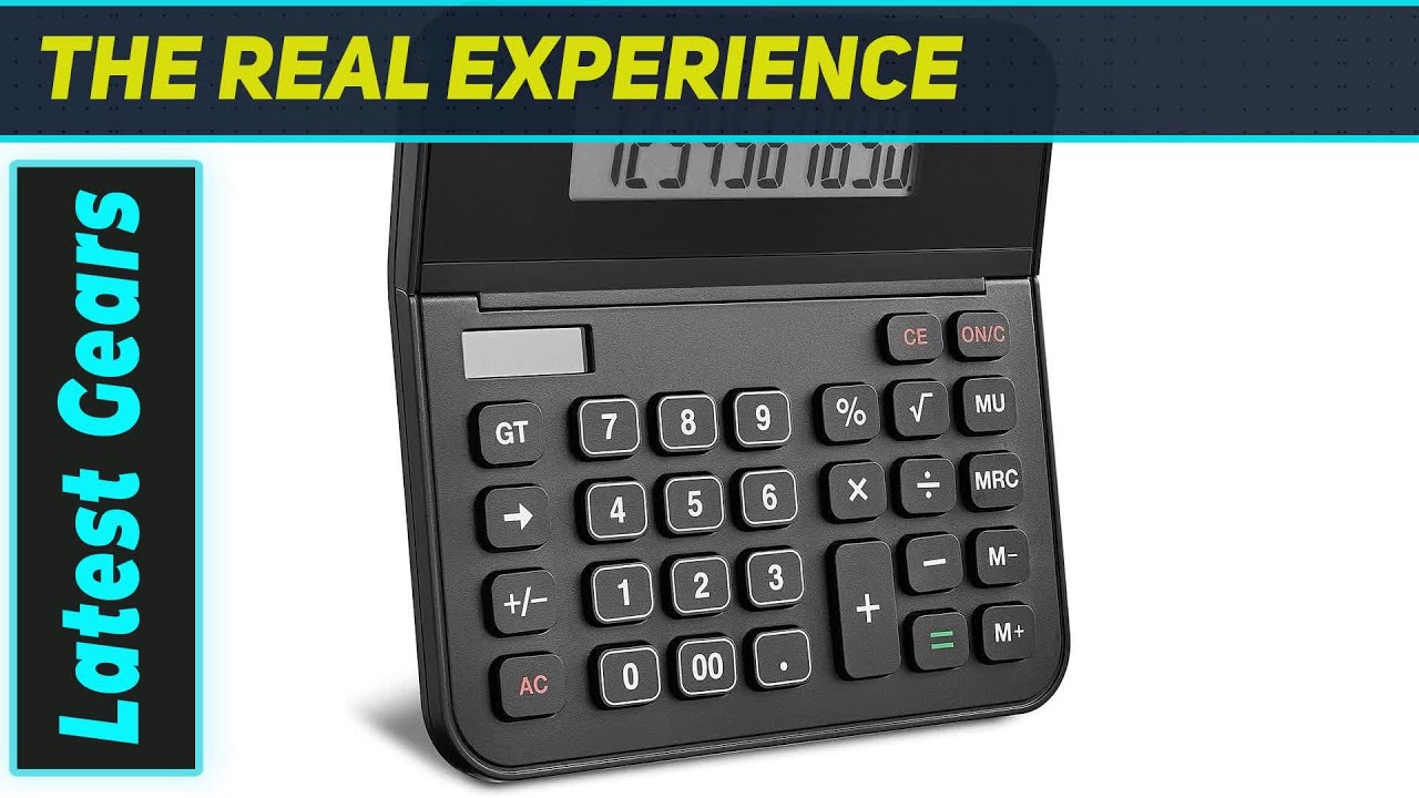 Staples 10-Digit Calculator: The Best Basic Desktop Essential! - YouTube