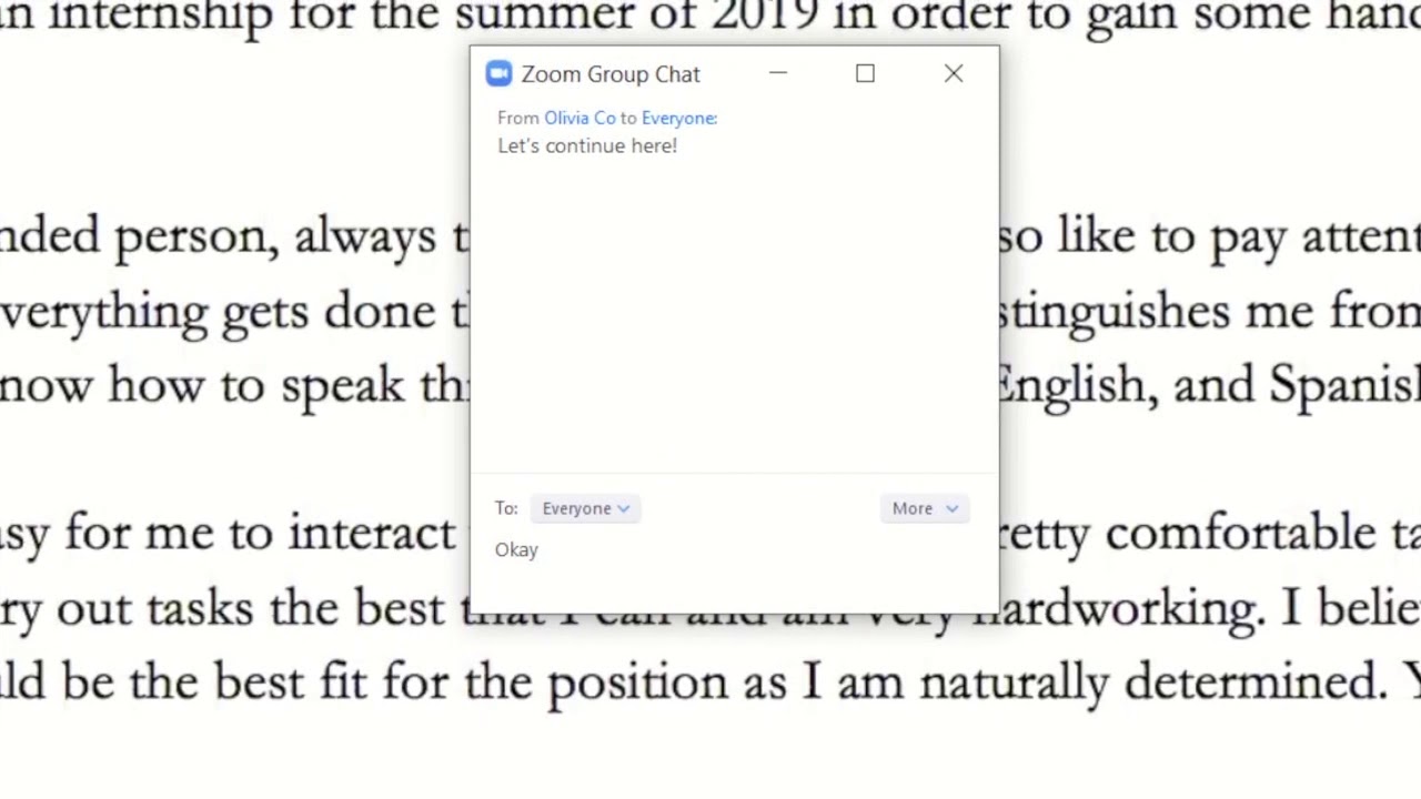 Solve problems with Zoom - Illinois College Students - YouTube