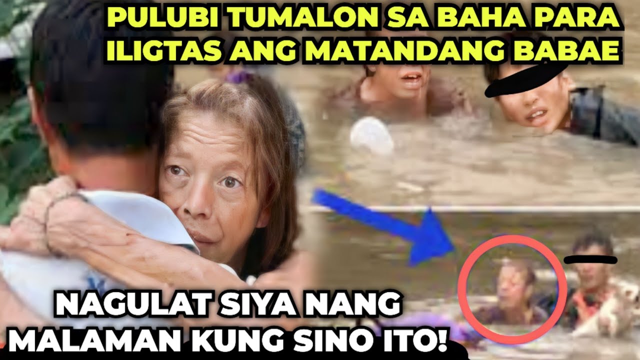 INILIGTAS NG PULUBI ANG LOLA SA RUMARAGASANG BAHA, NAGULAT SIYA NANG ...