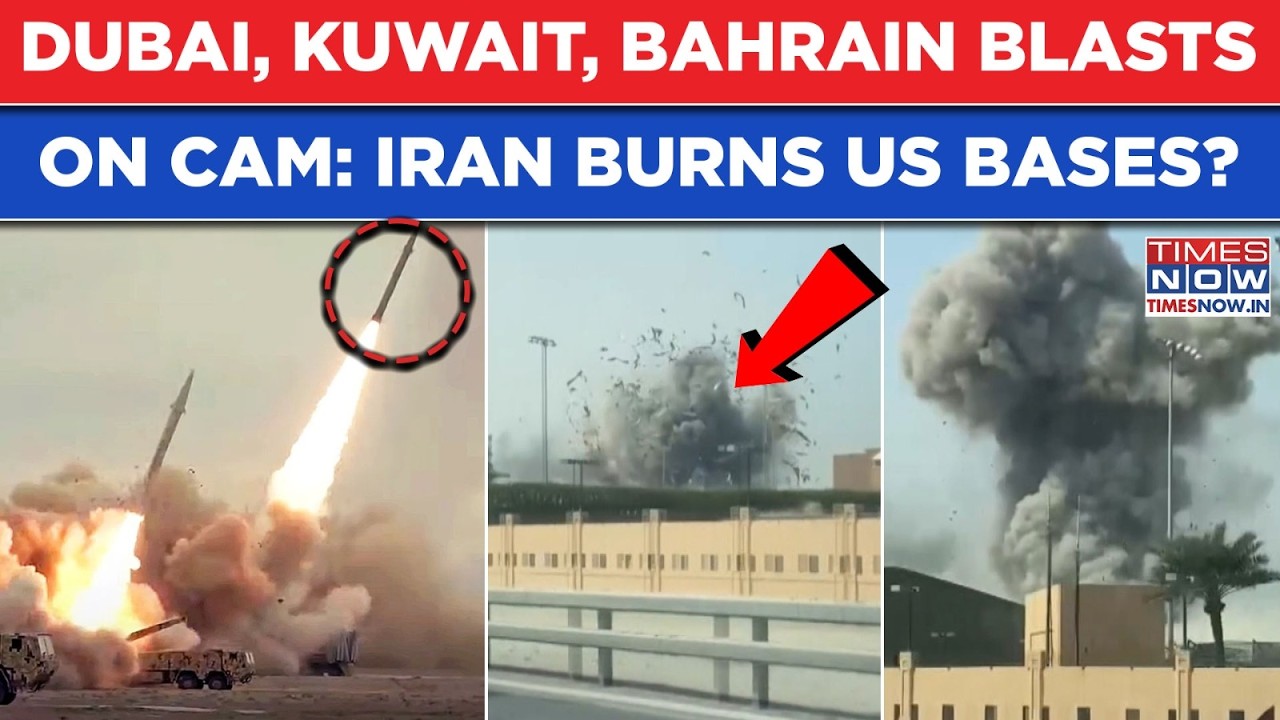 Watch Iran Attack US Military Bases: Dubai, Kuwait, Bahrain, Abu Dhabi ...
