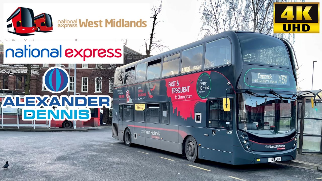 [National Express West Midlands: X51 Cannock to Walsall, Birmingham ...