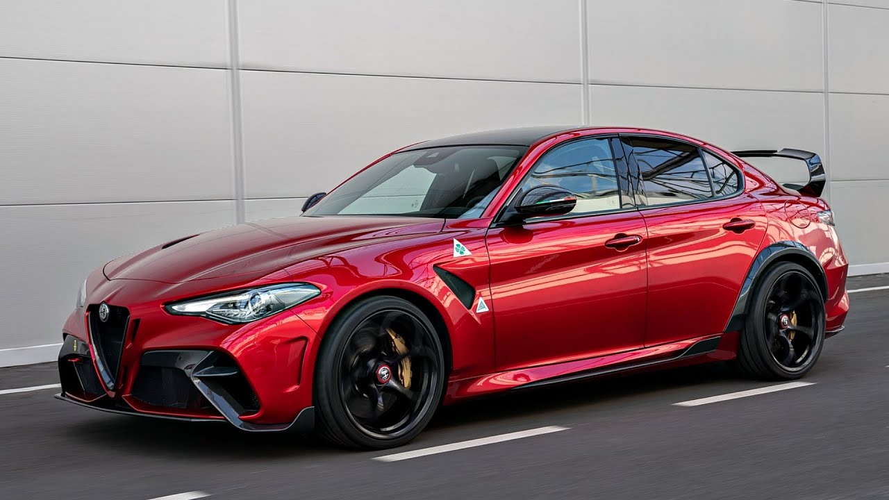 Alfa romeo giulia quadrifoglio (2021) Fastest sedan car! Same level ...