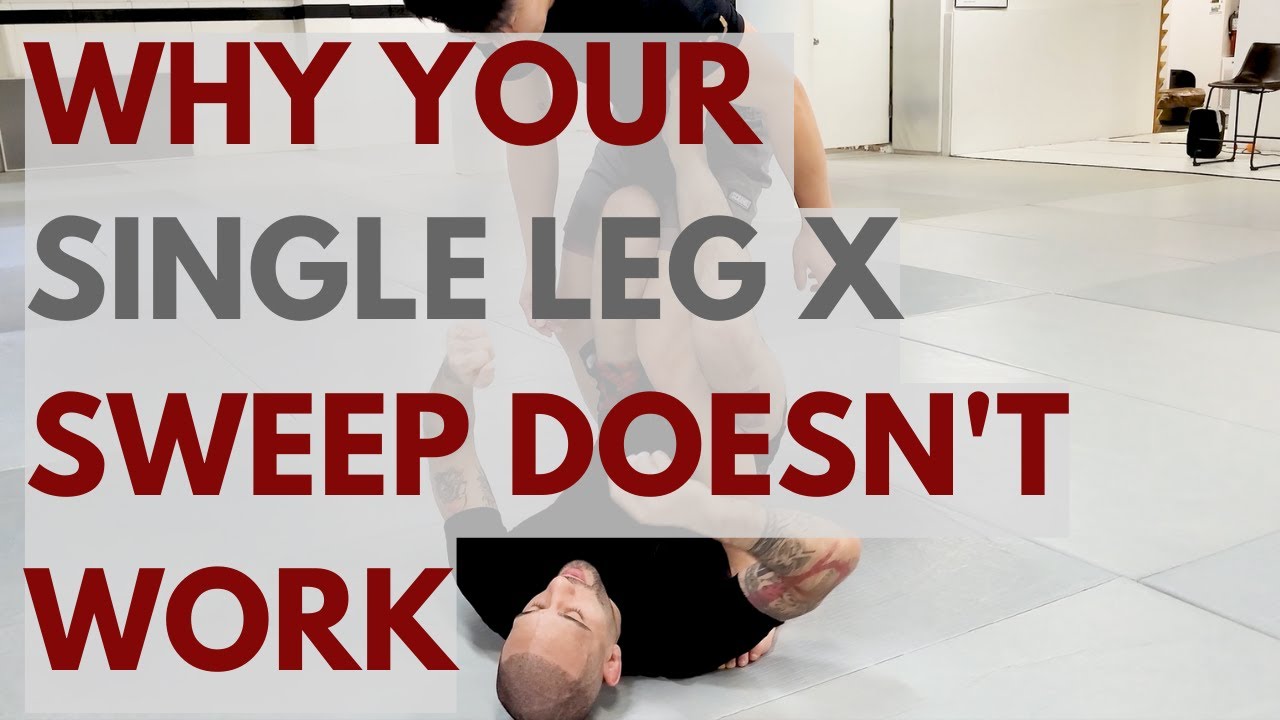 Sweep Everytime With Single Leg X - YouTube