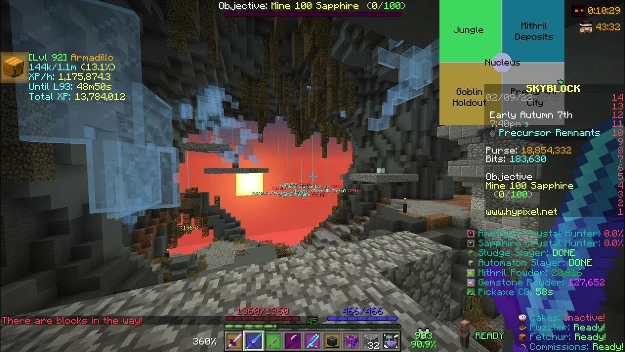 Hypixel Skyblock Bug Report Gemstones Not Respawning - YouTube