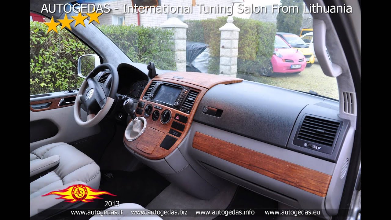 VW T5 transporter full tuning and moding - YouTube
