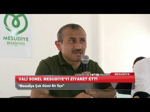 ORDU VALİSİ SONEL MESUDİYE'DE  I Ordu Altaş TV 08 Temmuz 2020