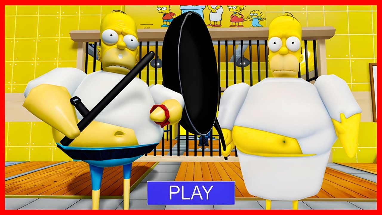 Homer Simpson Barry's Prison Run / Roblox Games #roblox - YouTube