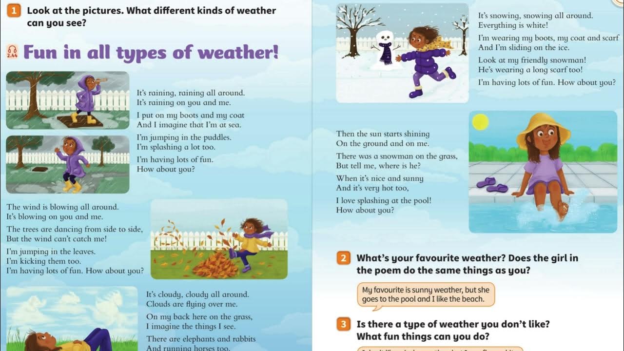 Power Up 2 - Unit 6 - Fun in all types of weather - YouTube