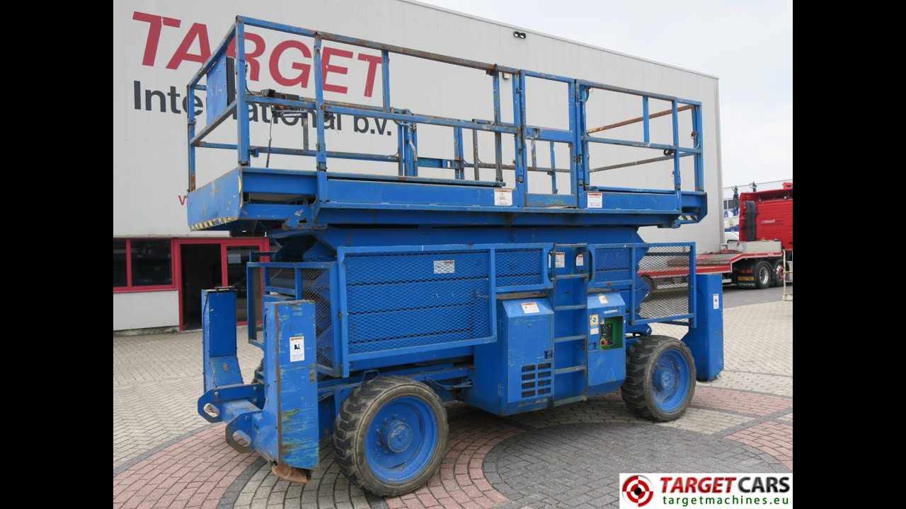 775796 GENIE GS5390RT SCISSOR 4x4 LIFT DIESEL WORK LIFT 1815CM GS9004 ...