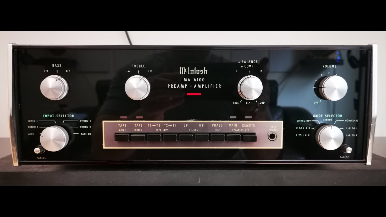 McIntosh MA6100 Integrated Amplifier (1972-1975) - YouTube