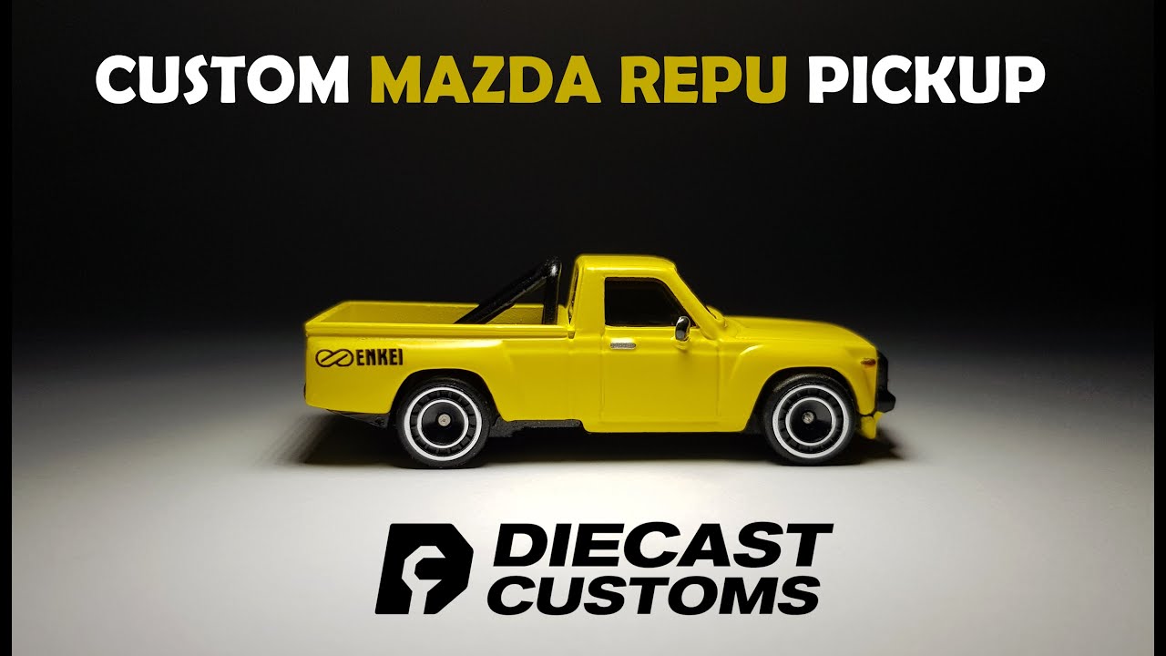 Custom Hot Wheels Mazda Repu Truck - YouTube