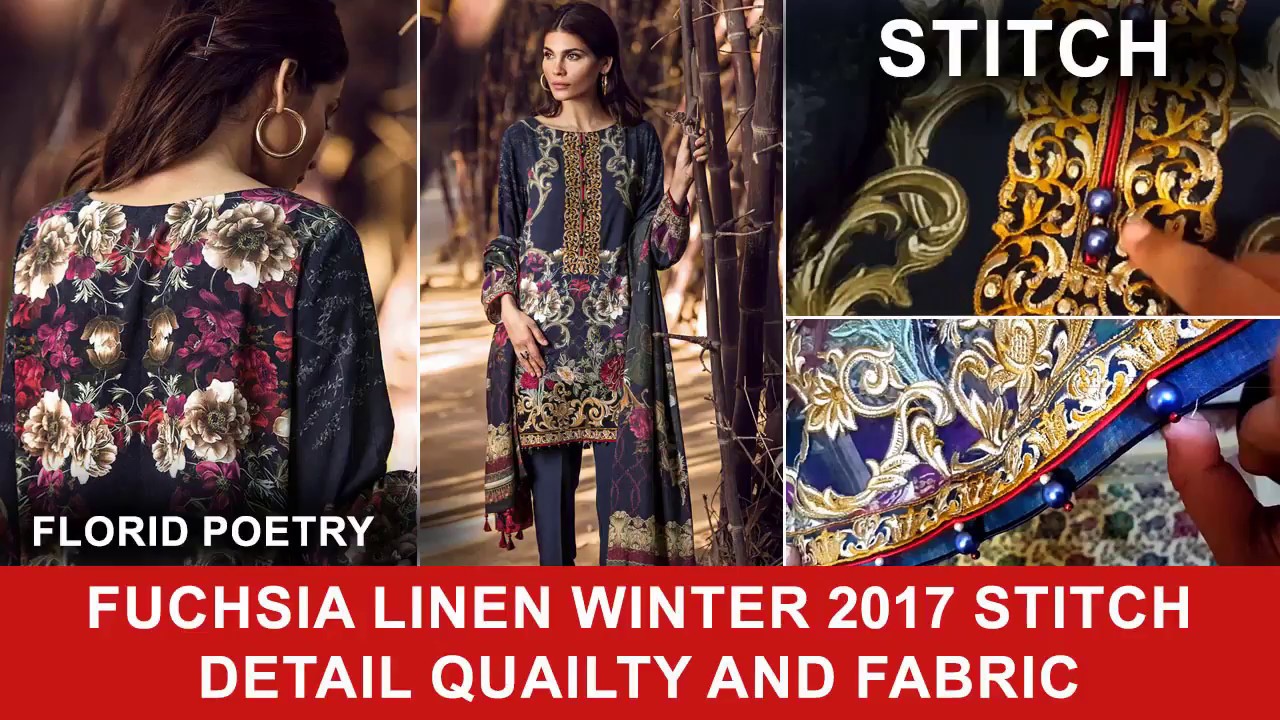 Baroque Florid Poetry Fuchsia Linen Winter 2017 - Winter Collection ...